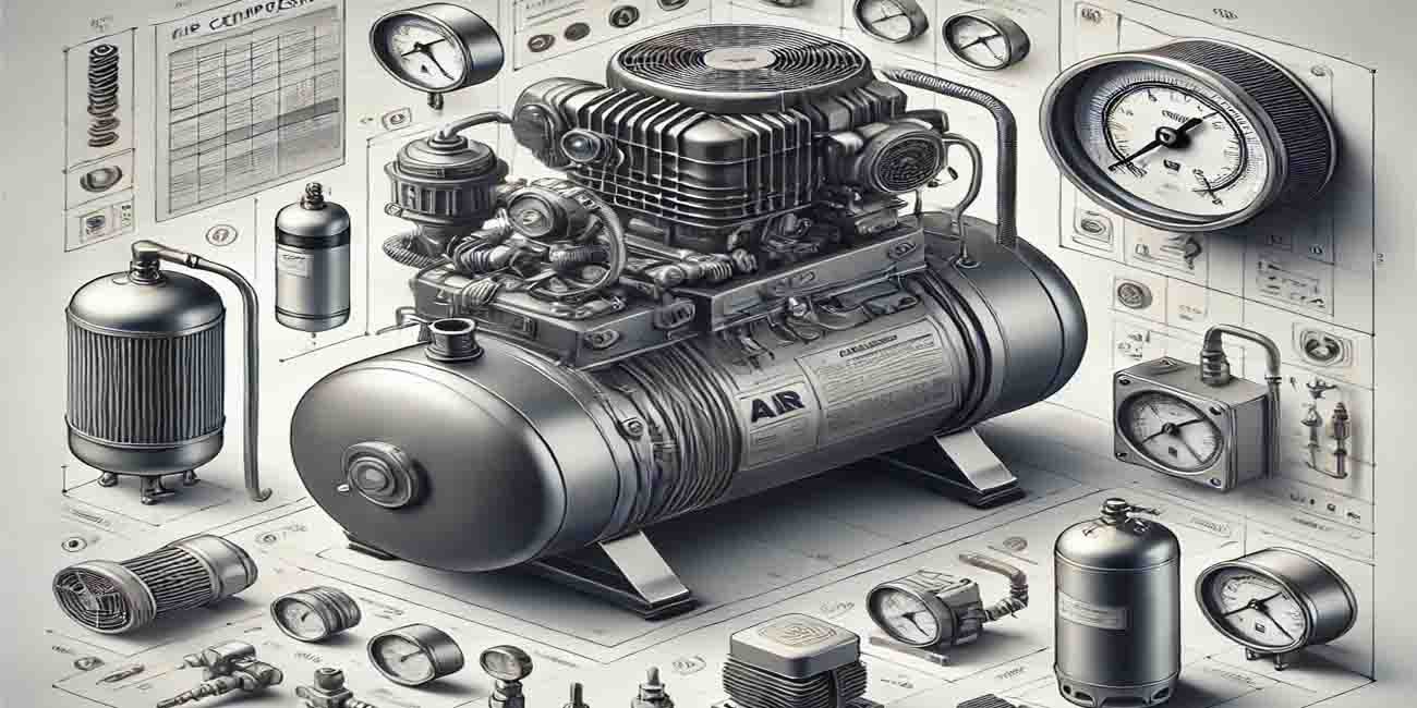Compressor Parts Name with Images: Essential Components and Uses